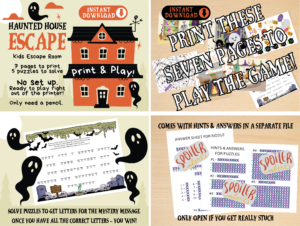 Haunted House Escape • Kids Escape Room