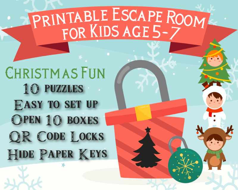 Christmas Fun (for kids age 5-7) • Kids Escape Room