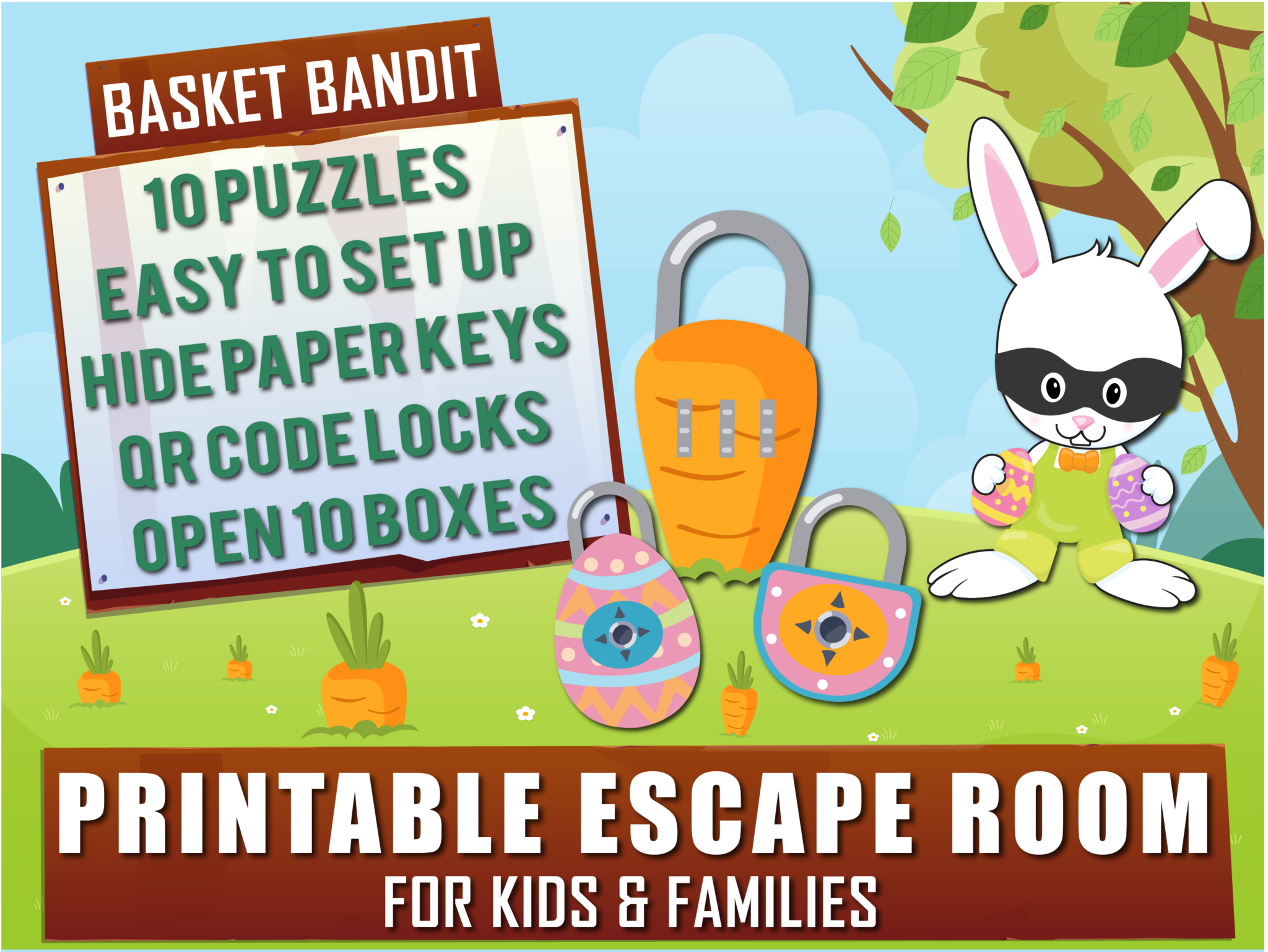 Basket Bandit • Kids Escape Room
