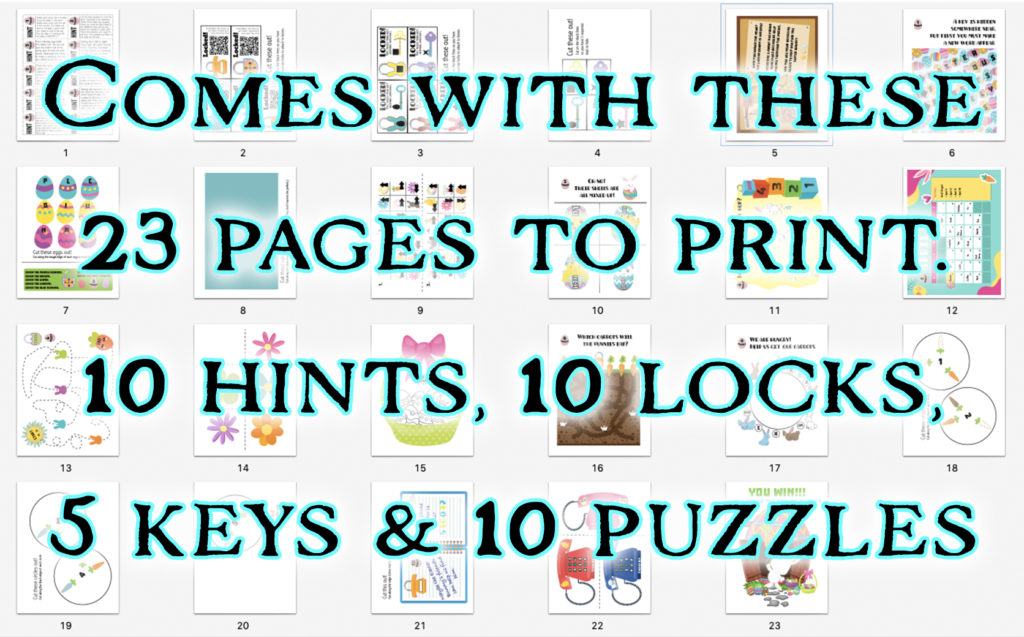 The Case of the Missing Bunny • Kids Escape Room