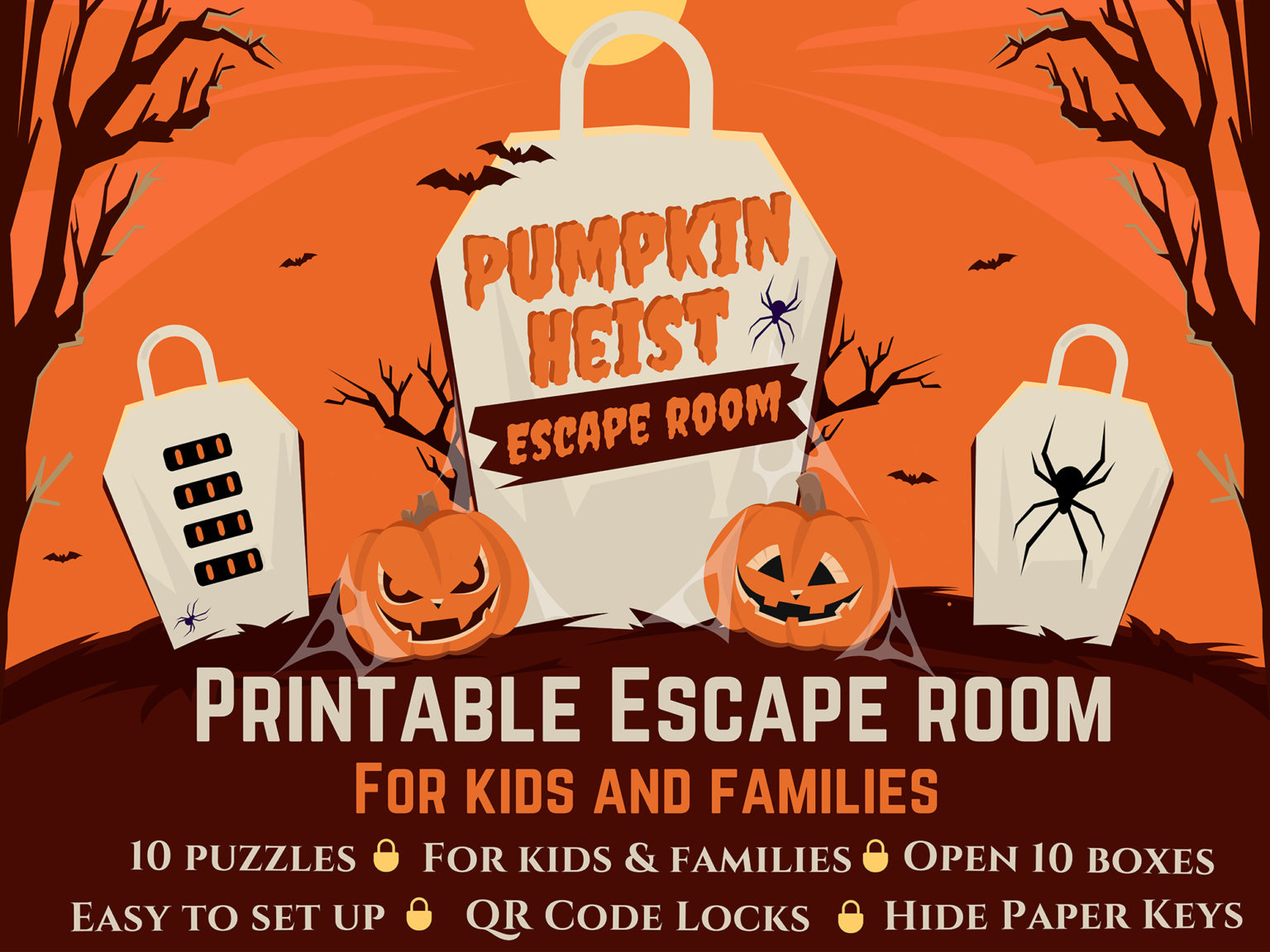 Escape Room for Kids - Pumpkin Heist • Kids Escape Room